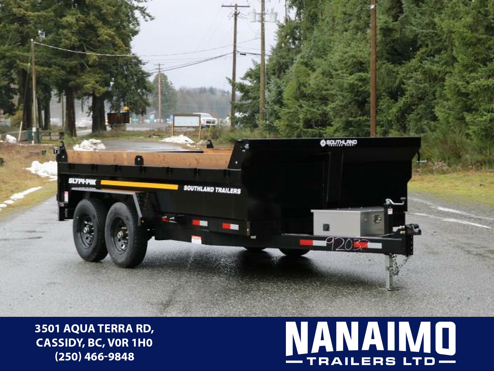 2026 Southland 7X14 15,400LB GVW Dump Trailer - Nanaimo Trailers - Dump ...