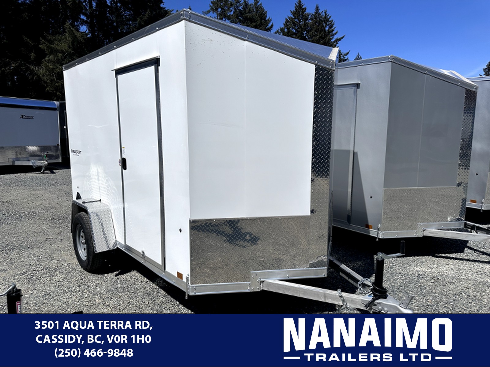 *ALUMINUM* 2024 Pace American 6X10+V 2990LB GVW RAMP - Nanaimo Trailers ...