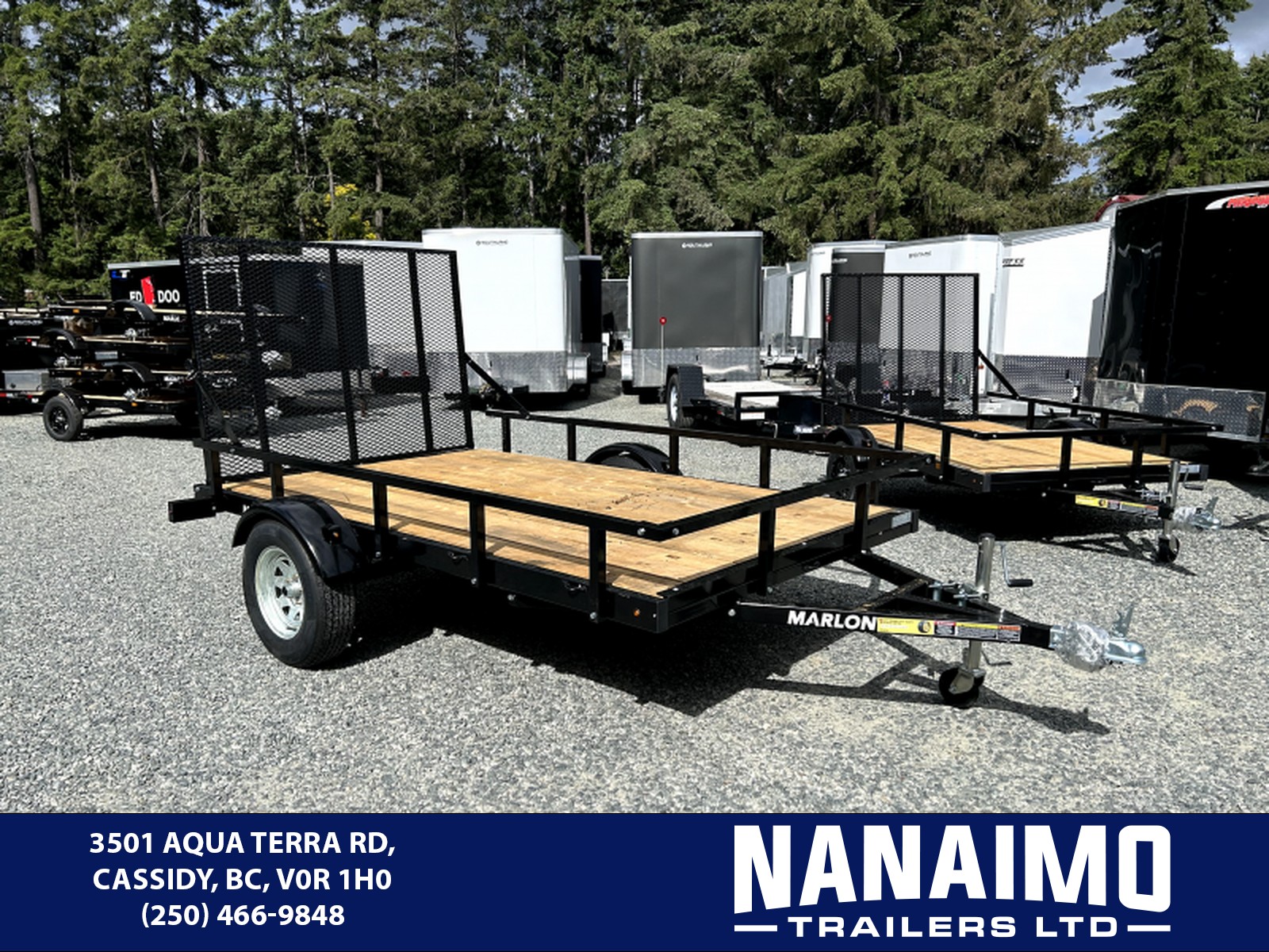 2025 Marlon 6X10' UTILITY Utility Trailer - Nanaimo Trailers - Dump ...