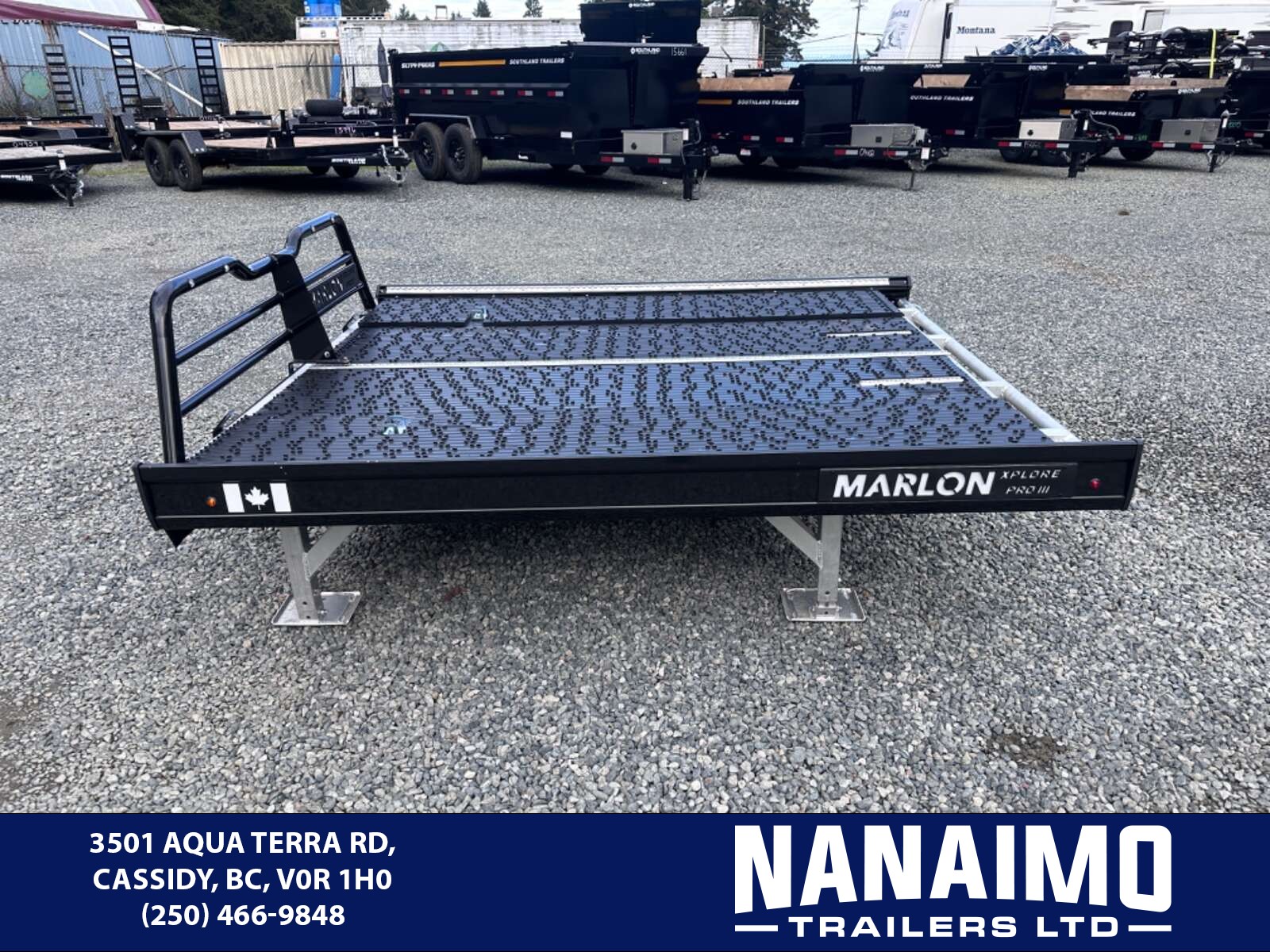 2025 MARLON XPLORE PRO 3 SNOWMOBILE DECK - 7FT - Nanaimo Trailers ...