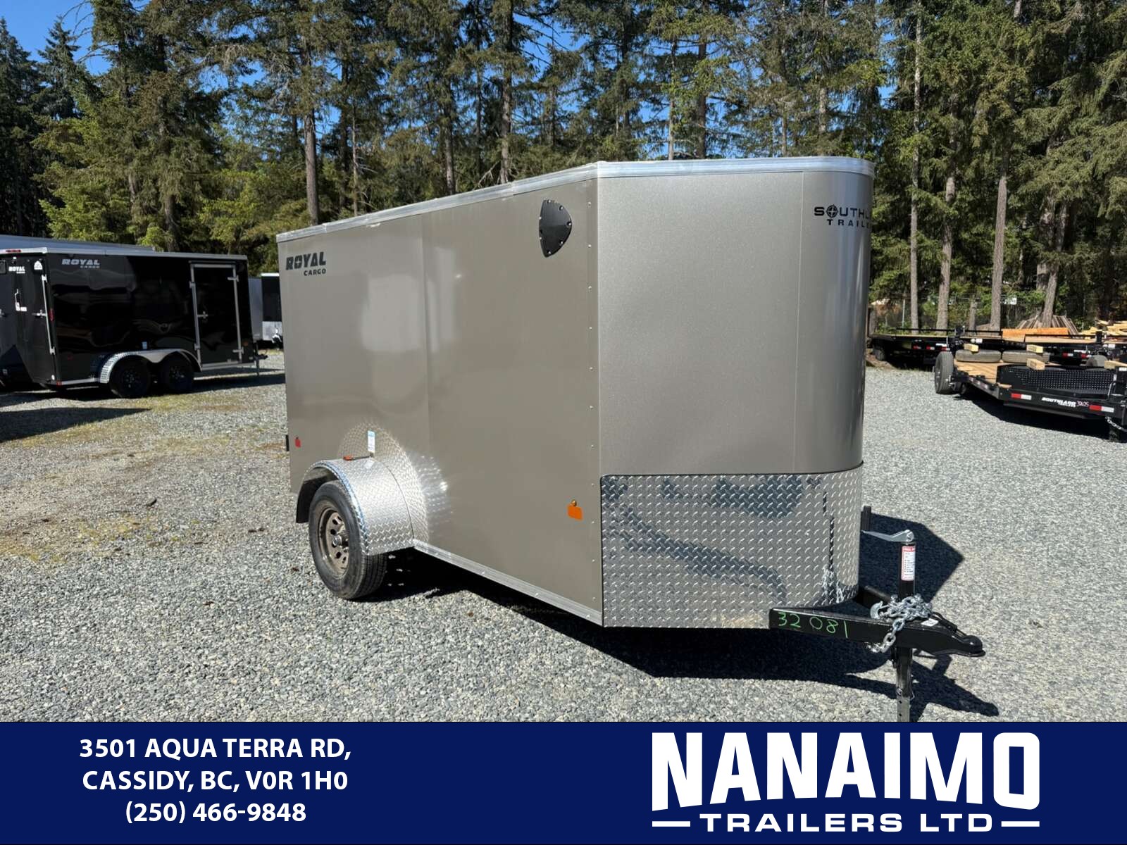 2026 Royal Cargo 5X10+V 2990LB GVW BARN DOORS 64" INTERIOR - Nanaimo ...