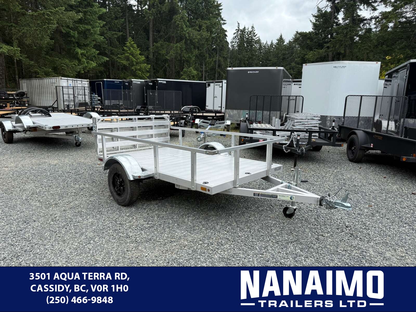 2025 Marlon 5X8 Aluminum Utility - 2990LB GVWR - Nanaimo Trailers ...