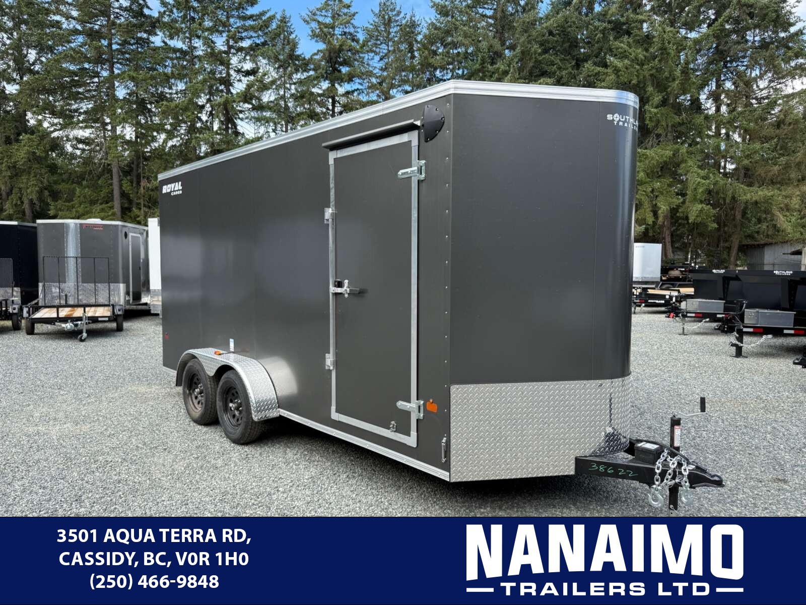 2026 Royal Cargo 7X16+V 7700LB GVWR - RAMP - Nanaimo Trailers - Dump, Cargo, Utility Trailer ...
